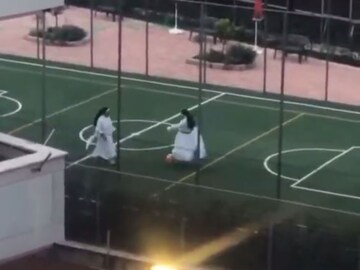 'Go Sisters!' Internet Cheers on Nuns Playing Football in Viral Video ...