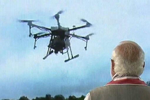 PM Flags Off 100 'Kisan Drones', Says Growing Drone Sector to Open ...