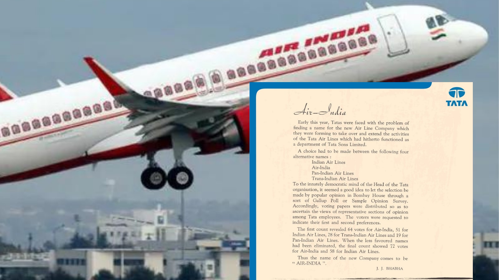 Tata Group Reveals How Air India Got its Name 75 Years Ago | Buzz News ...