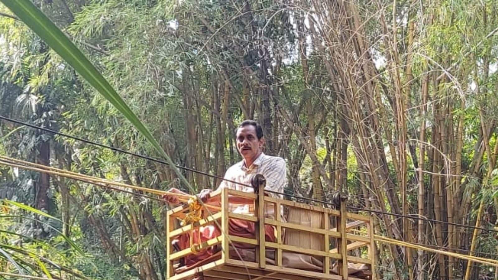 Where There is Will, There is Ropeway: Kerala Farmer Finds Unique ...