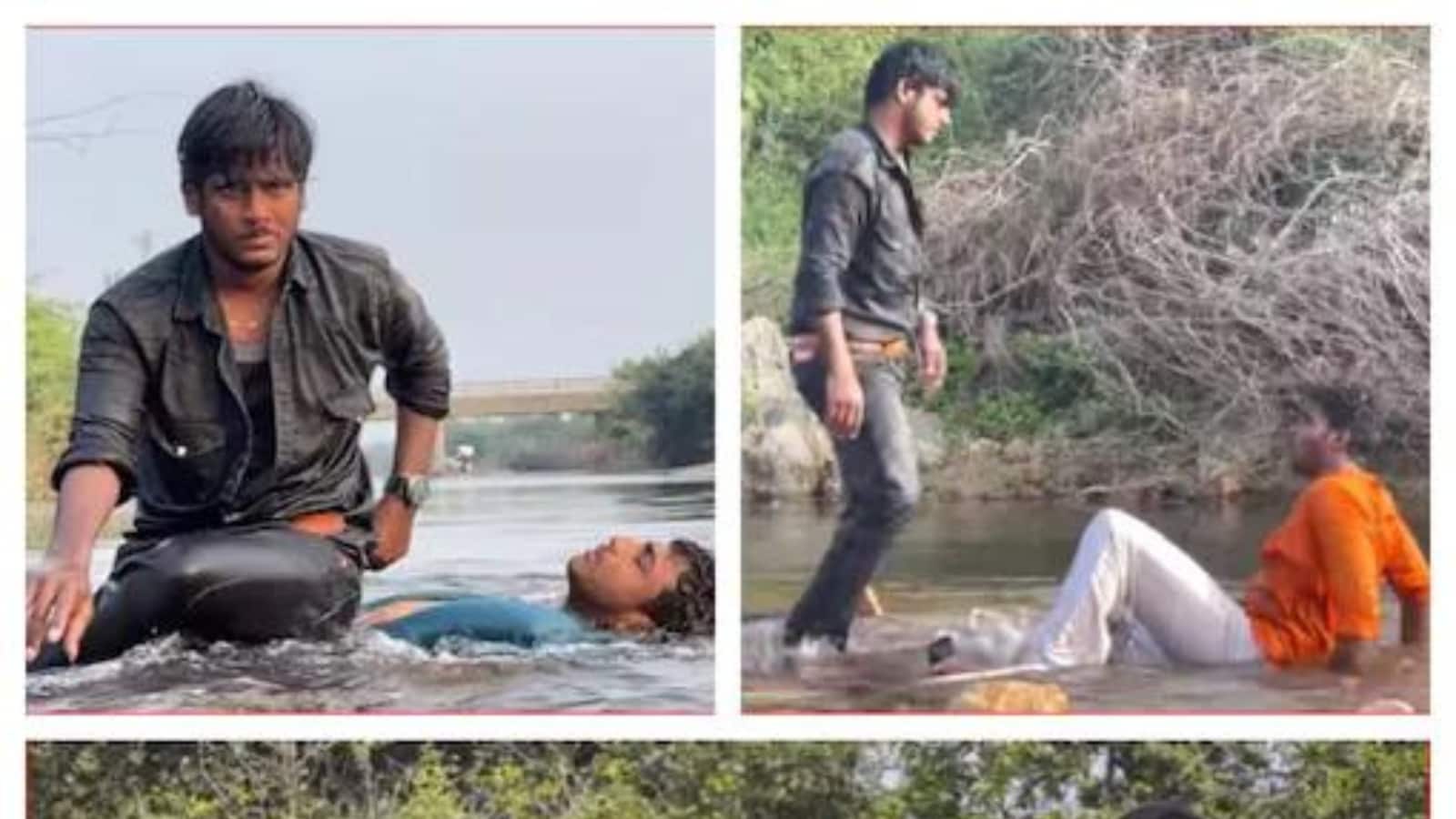 Nellore Youths Recreate Pushpa Fight Scene, Video Goes Viral | Movies ...