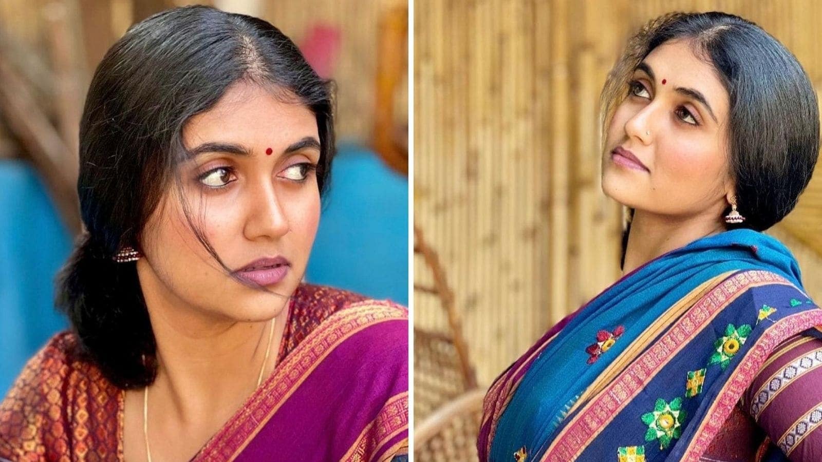Rinku Rajguru Posts Photos in Blue Saree, Fans Compare Her To Smita Patil | Movies News - News18