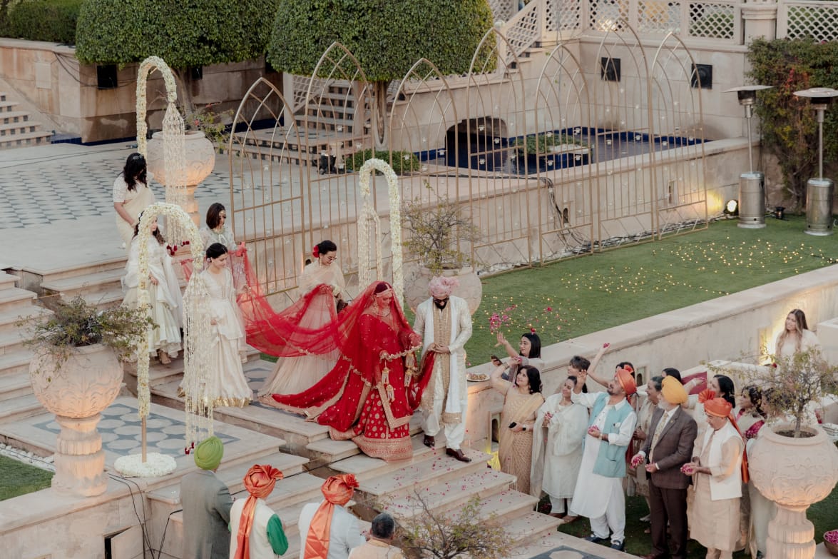 Director Luv Ranjan and Alisha Vaid Pose as Groom and Bride in First ...