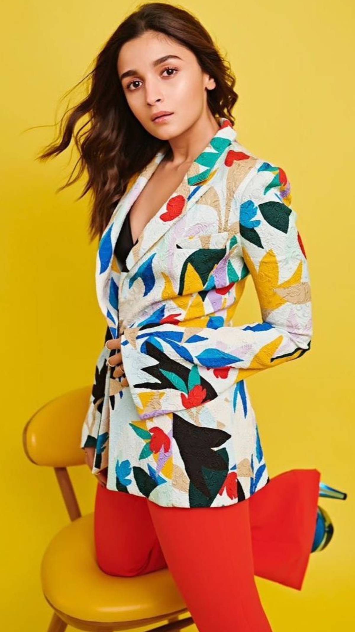 Alia Bhatt Is Spring Ready In Red Floral Mini Dress With Matching ...