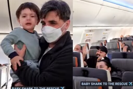 Flight Passengers Break into 'Baby Shark' Song to Console Crying Baby ...