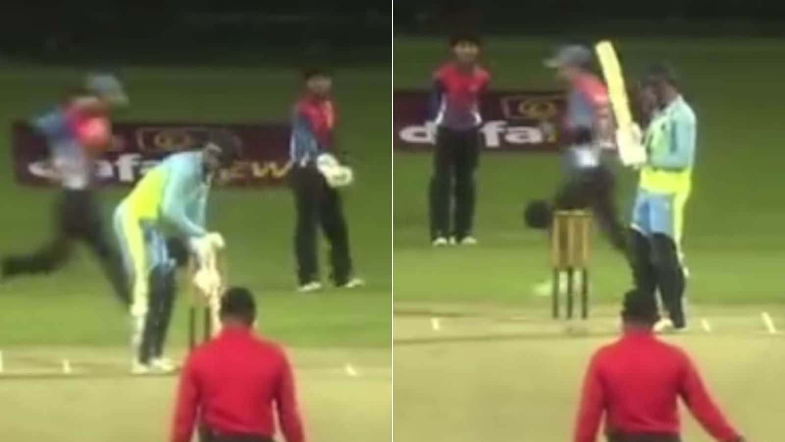 Bowler Gets Confused as Right-hand Batter Takes Guard as a Lefty; Here ...