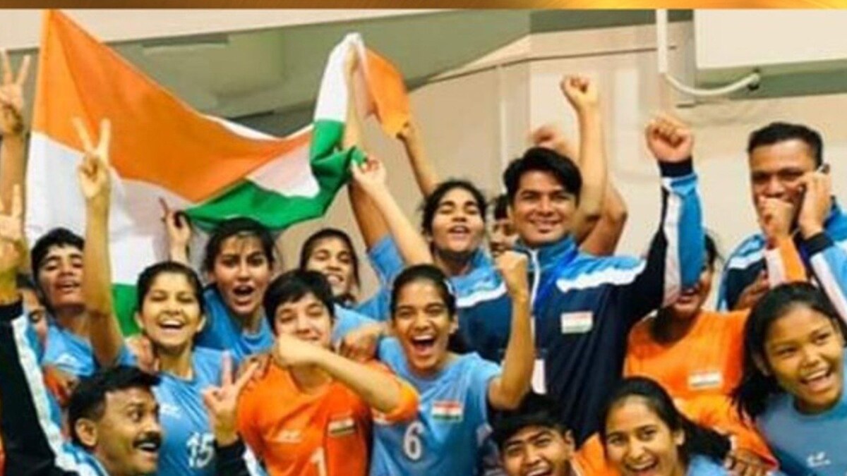 Indian Women's Junior Handball Team Wins Maiden Gold in Asian ...