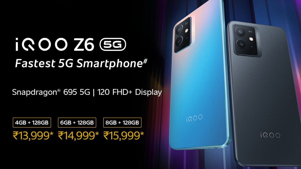 iQoo Z6 5G Price in India Revealed: 50-megapixel Camera, Other ...