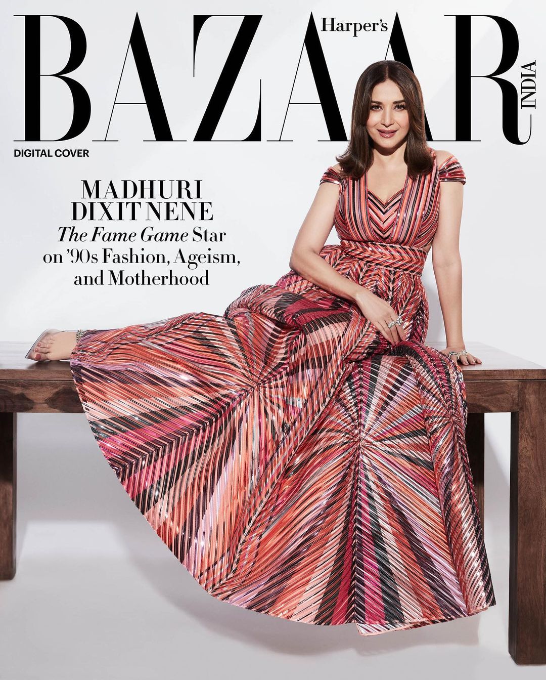 Madhuri Dixit Looks Fabulous As Cover Star Of Leading Fashion Magazine ...