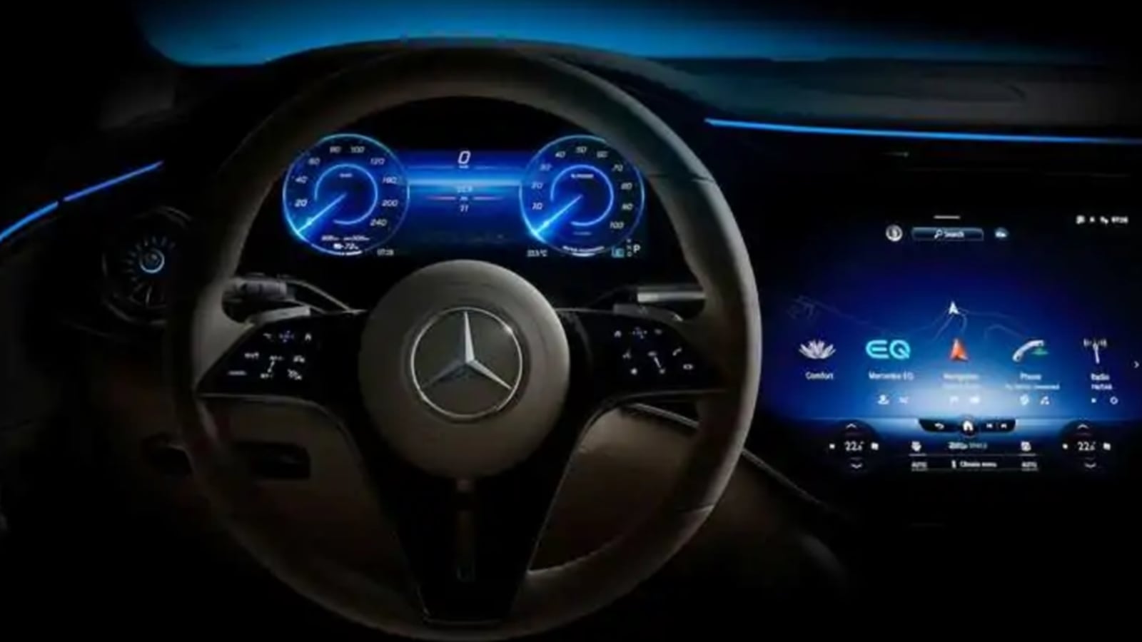 Upcoming Mercedes-Benz EQS Electric SUV to Get Massive, 56-inch MBUX ...