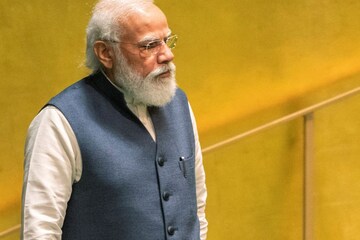 Narendra Modi Standing Pose