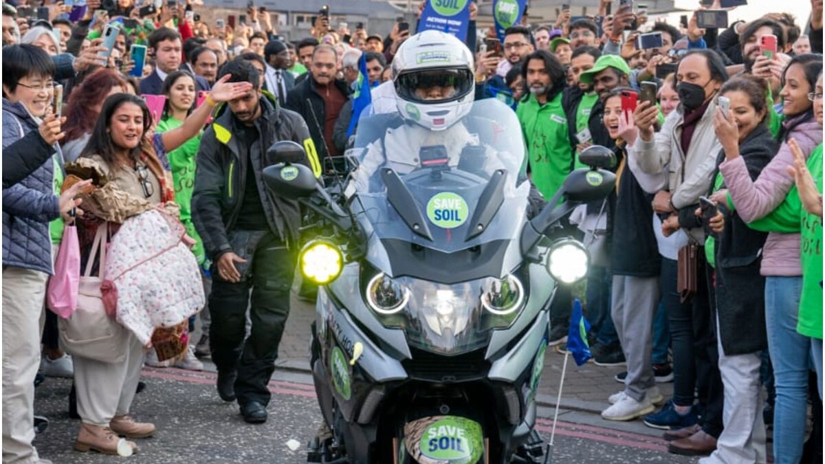 Save Soil Movement: Sadhguru Kicks Off 100-Day Motorcycle Journey From ...