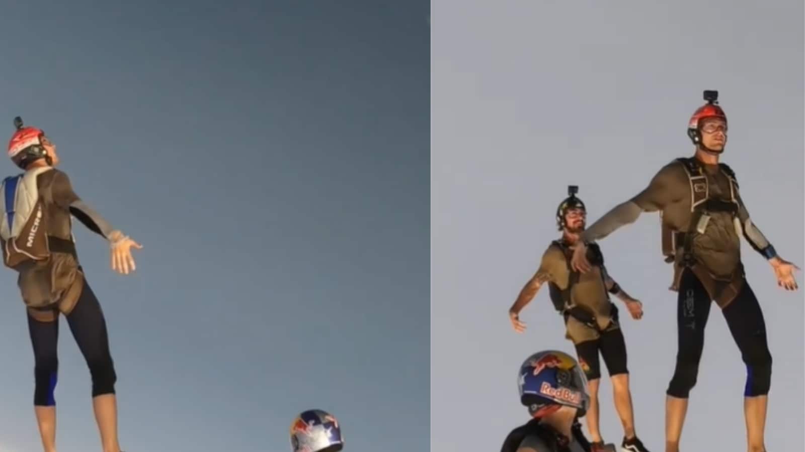 Internet is Tripping Over this Insane Video of Skydivers 'Hanging Out ...