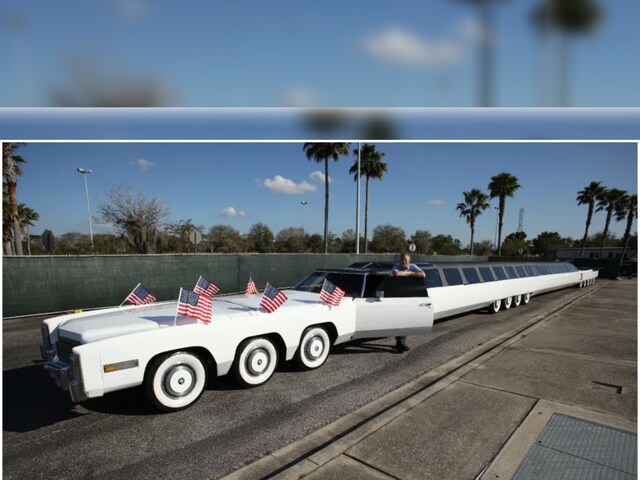 World's Longest Car, 'The American Dream' With Helipad, Swimming Pool ...