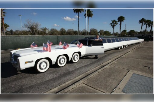 World's Longest Car, 'The American Dream' With Helipad, Swimming Pool ...