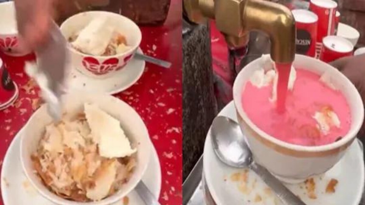 Watch: Lucknow Tea Vendor’s Kashmiri Noon Chai With a Twist - News18