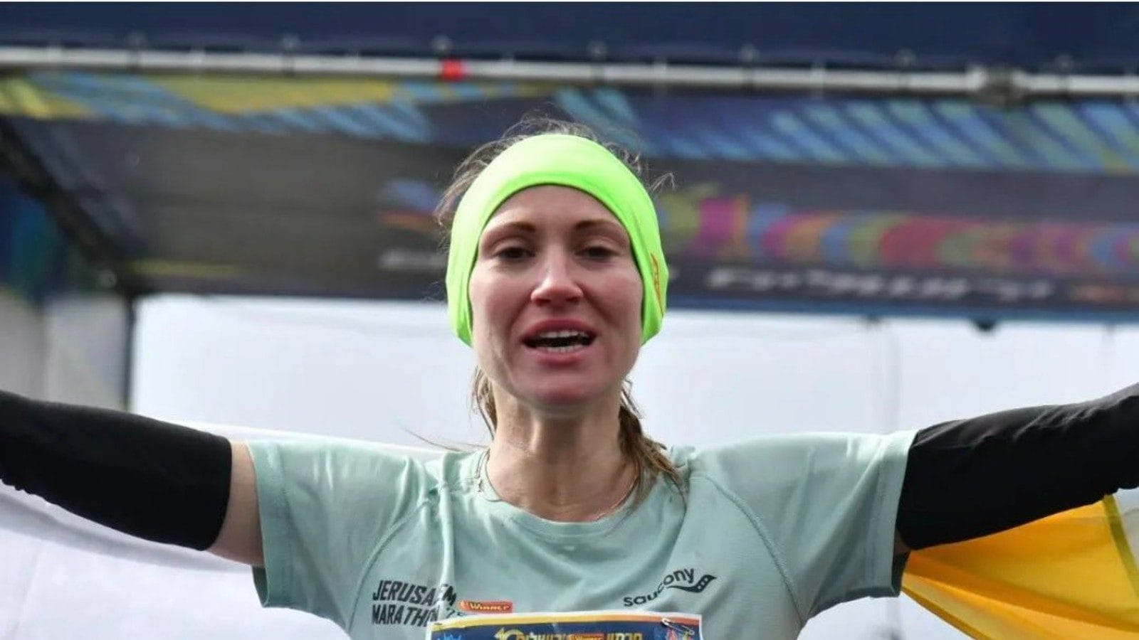 Ukraine War Refugee Valentyna Veretska Wins Jerusalem Marathon | Sports ...