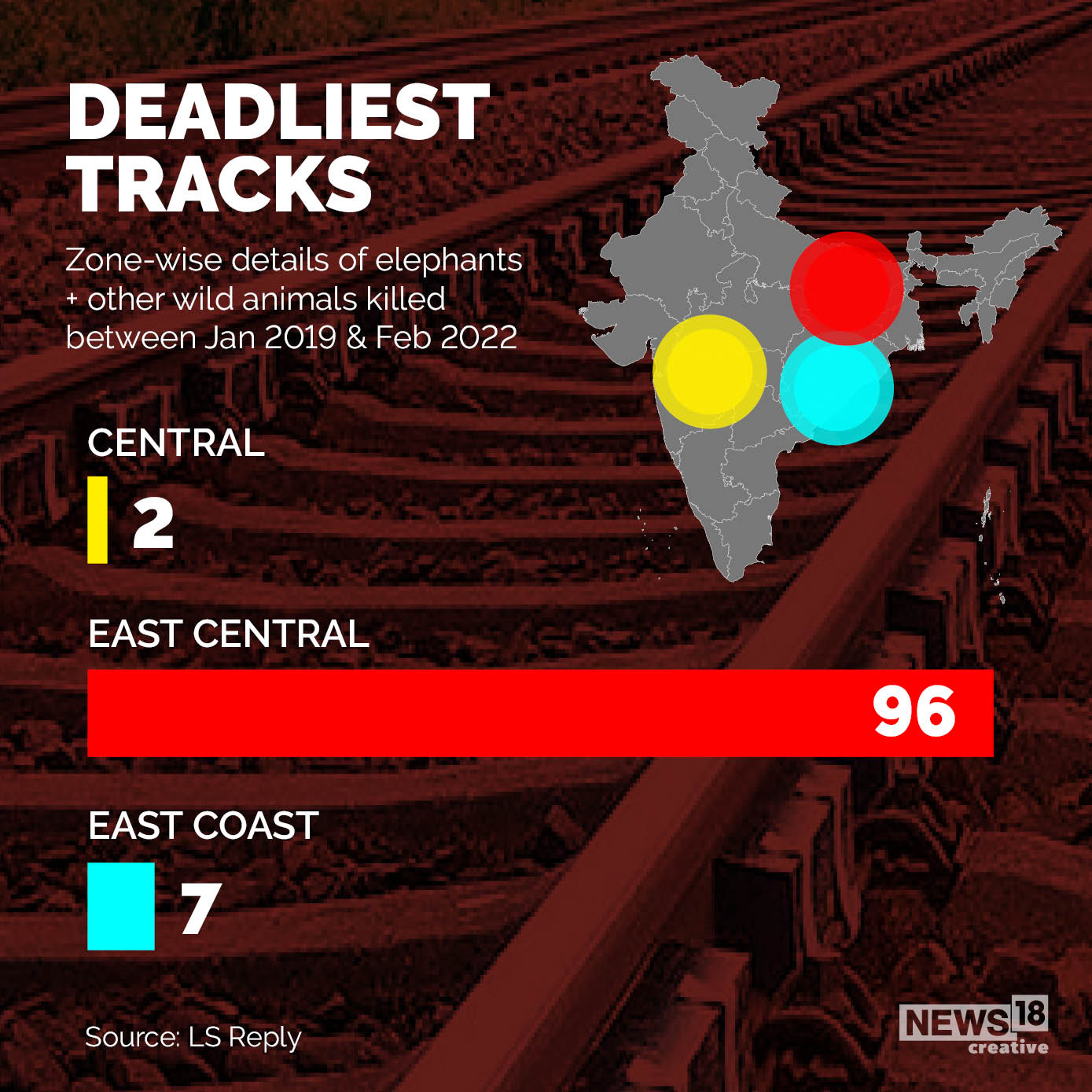 As Animal Deaths on Railway Tracks Rise, A Look at Numbers and Place of ...
