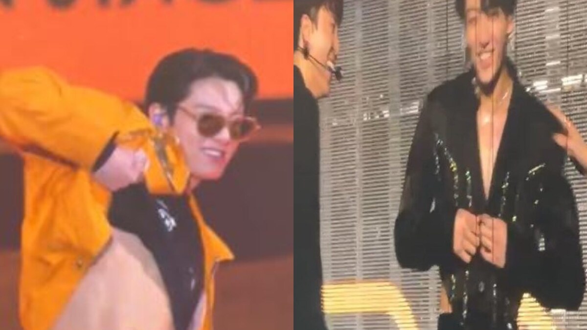 Bts Jungkook Flashes His Abs During Ptd Las Vegas Concert On Armys