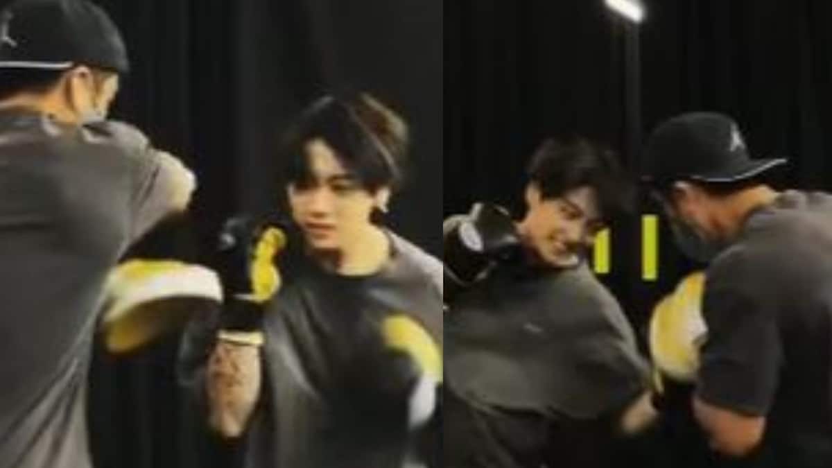 BTS: Jungkook Shares Video of His Boxing Routine After PTD Concert ...