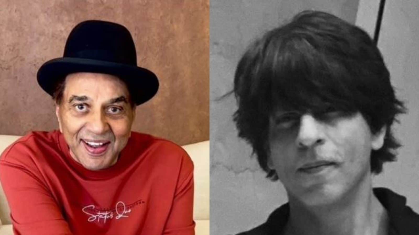Dharmendra Deol Hugs Shah Rukh Khan Adorably in This Throwback Pic: Be ...