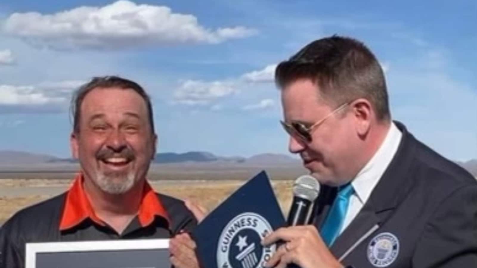 Visually-impaired US Man Drives Car at 339 kmph, Sets Guinness World ...