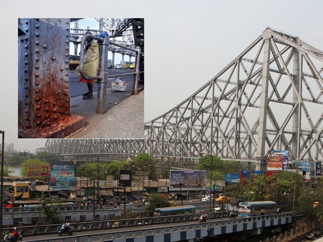 IAS Officer Shares Pic of Iconic Howrah Bridge 'Corroding' Due to ...