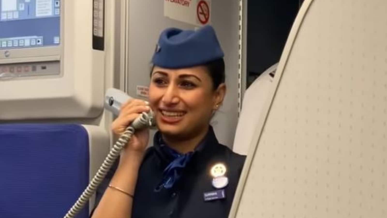 'Don't Want to Go': IndiGo Air Hostess Delivers Tearful Farewell Speech ...