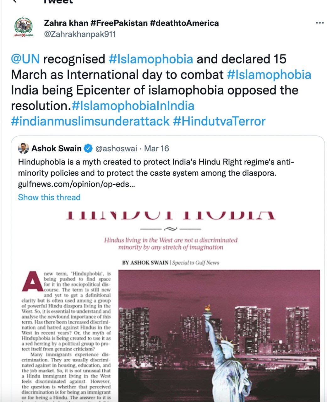 Twitter Handles Fanning Anti-India Hashtags Found to be Operating from ...