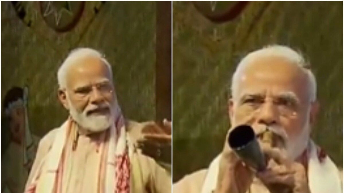 Watch | PM Modi Tries Hands on Musical Instruments at Rongali Bihu ...
