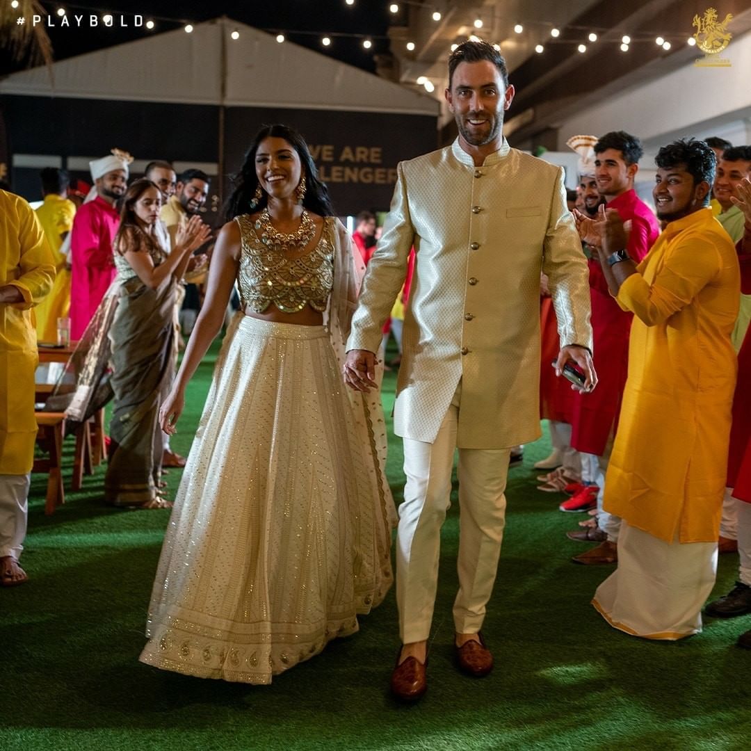 Amazing Pictures As RCB Celebrates Glenn Maxwell's Wedding to Vini ...