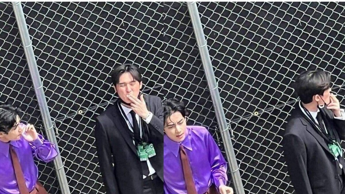 Viral Image Of BTS Member V Smoking At the Grammys Has Left Fans ...