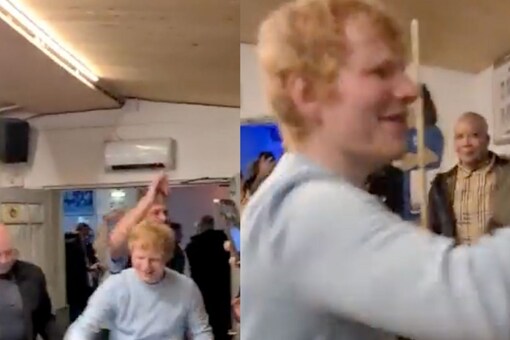 Ed Sheeran Sings With Locals Playing Pool at England Pub, Video Has ...