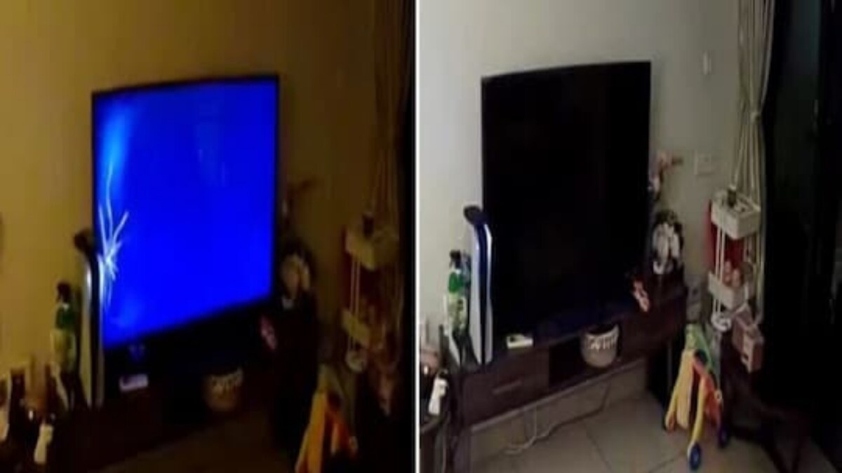 Man Damages TV Set in Rage of Losing Video Game, Video Goes Viral - News18