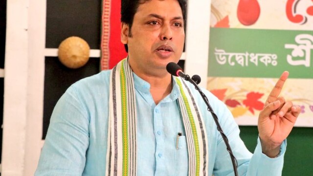 Former Tripura CM Biplab Deb Elected to Rajya Sabha | Politics News ...