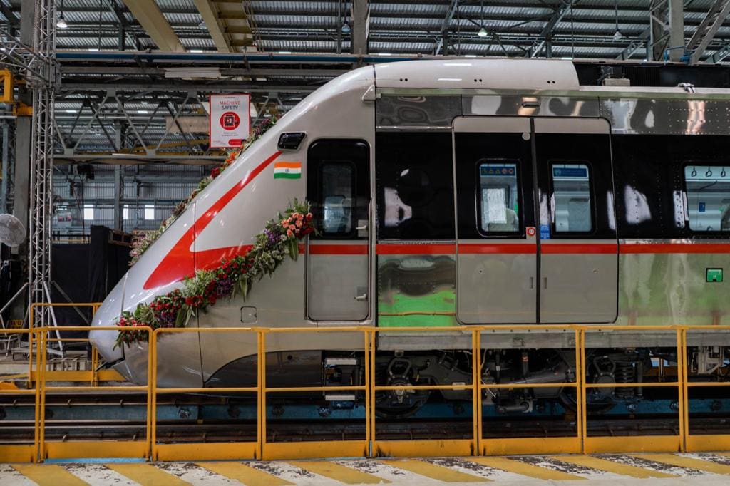 IN PICS: India’s First RRTS Train Set Handed Over for Delhi-Meerut ...
