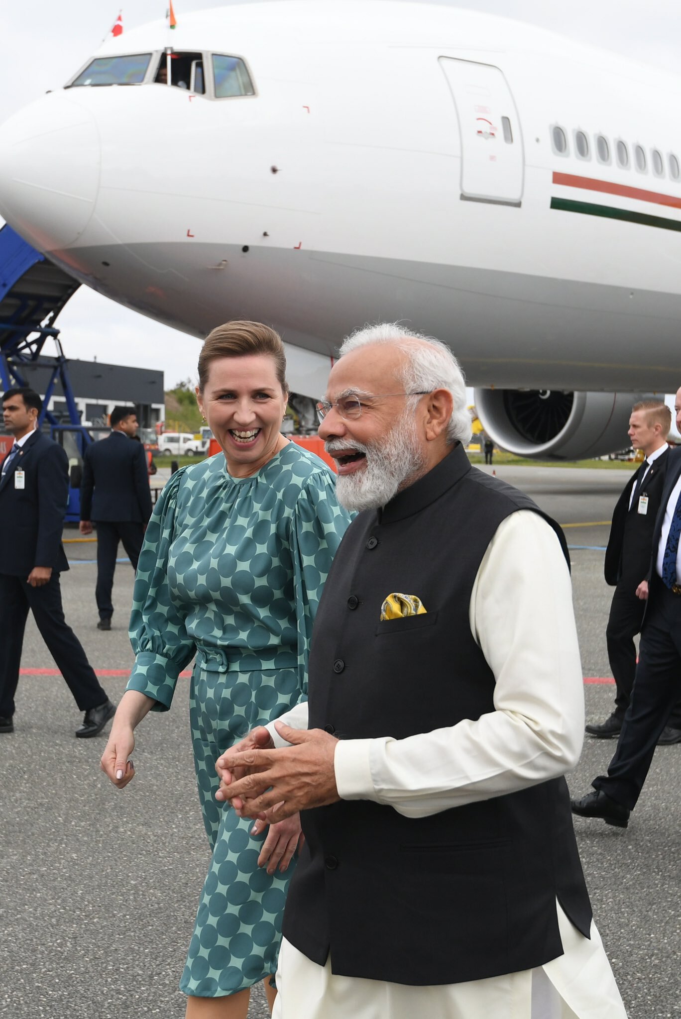 PM in Denmark: Modi Holds Talks With Danish PM; Plays 'Dhol' Amid Power ...
