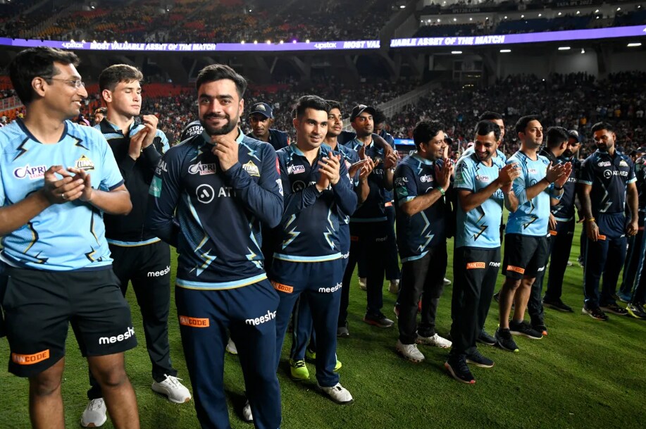Gujarat Titans Players Celebrate in Style with Fans after Winning IPL ...