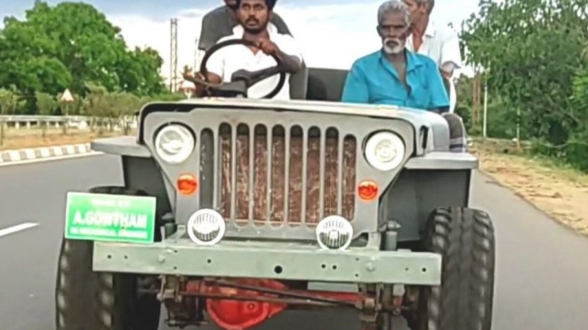 Tamil Nadu Youth Builds Battery-operated, Eco-friendly Jeep to Use in ...