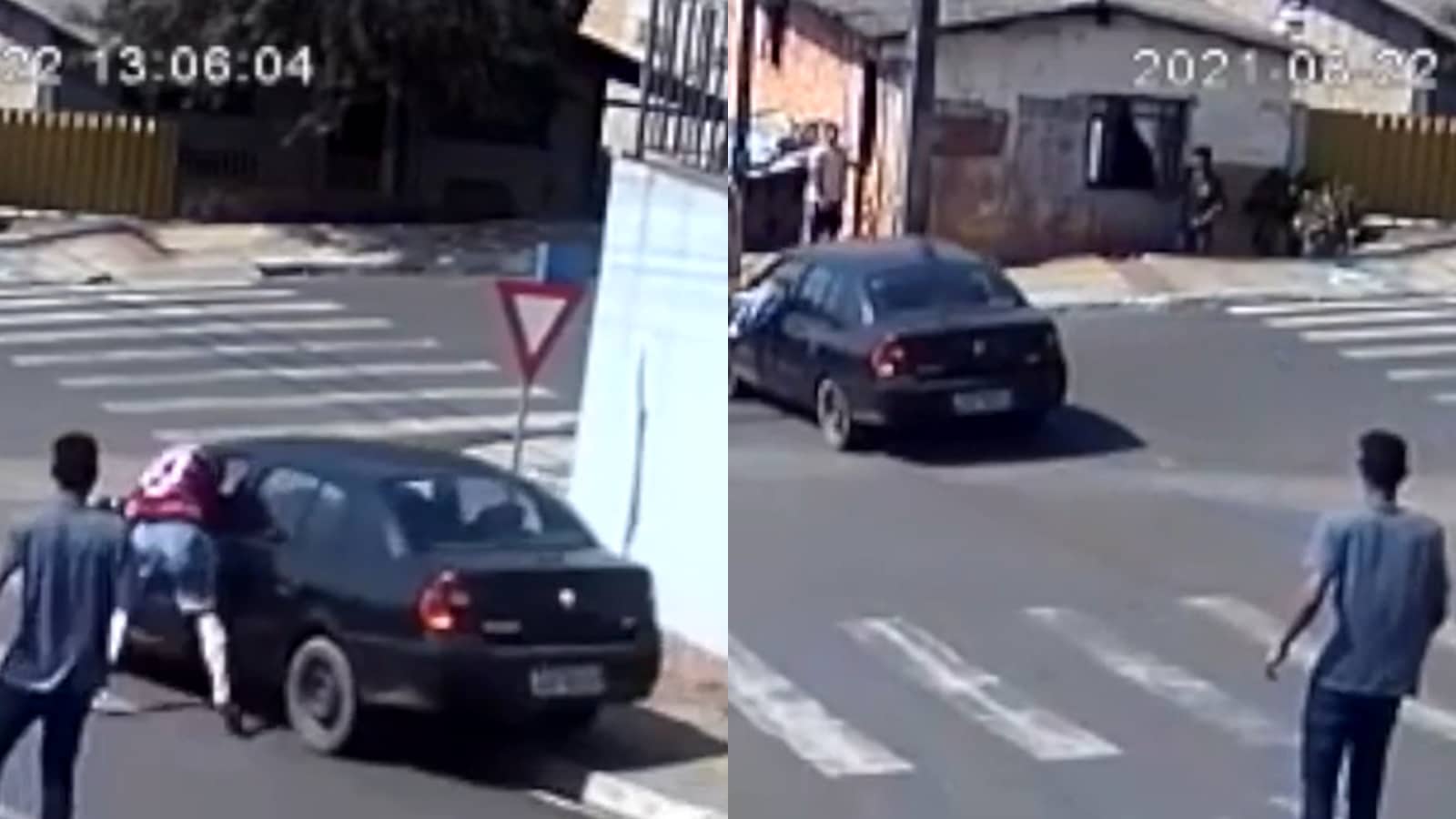 Heroic Save: Man Jumps Through Window of Moving Car to Stop it from ...