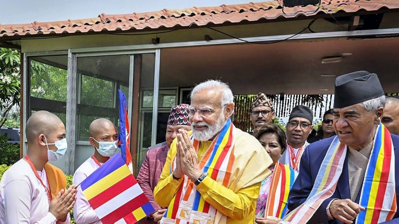 Modi Prays at Devi Temple on Buddha Pournami, Lays Foundation Stone for ...