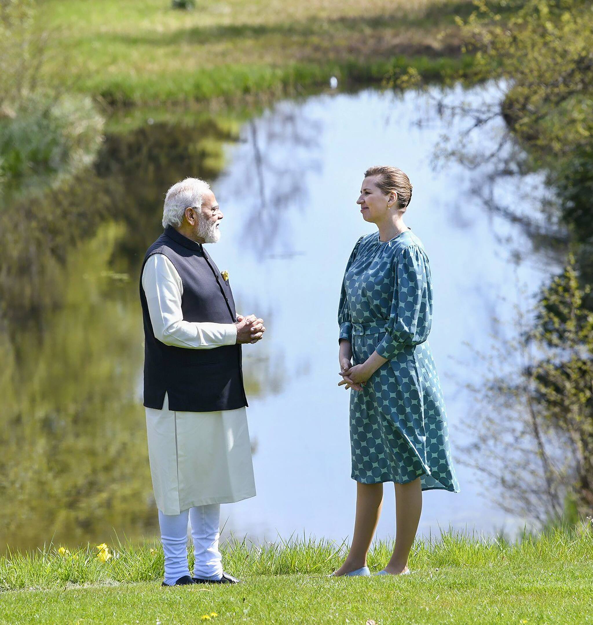 PM in Denmark: Modi Holds Talks With Danish PM; Plays 'Dhol' Amid Power ...