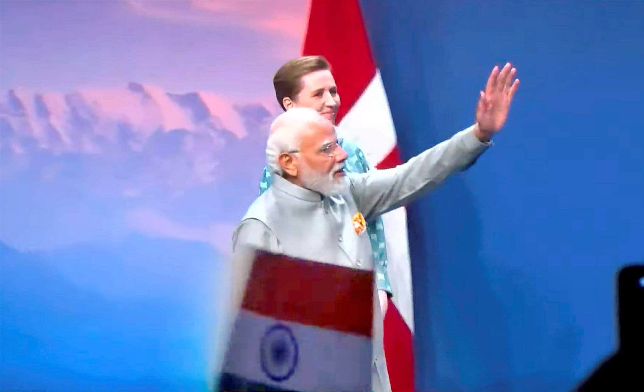 PM in Denmark: Modi Holds Talks With Danish PM; Plays 'Dhol' Amid Power ...