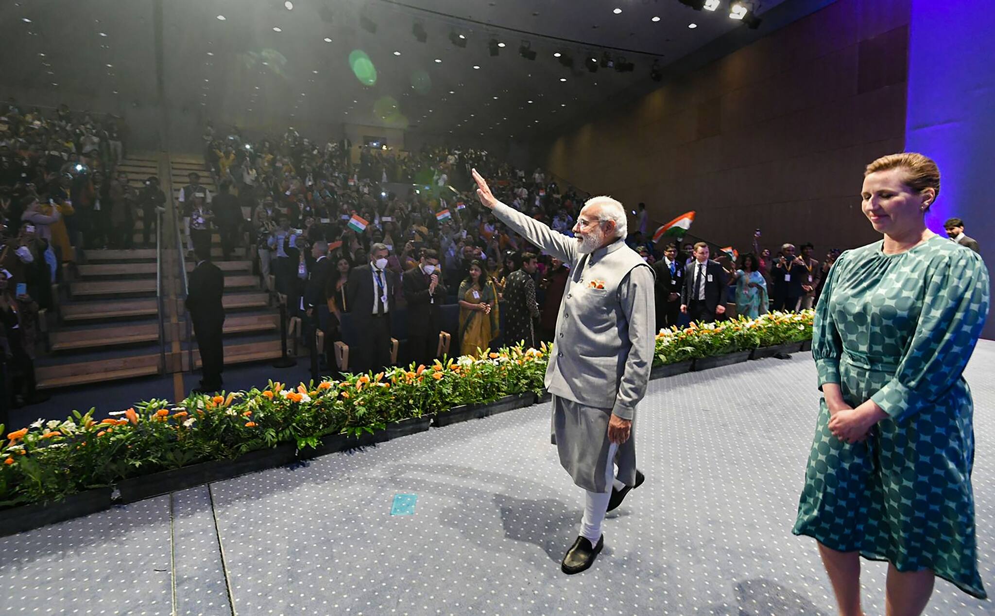 PM in Denmark: Modi Holds Talks With Danish PM; Plays 'Dhol' Amid Power ...