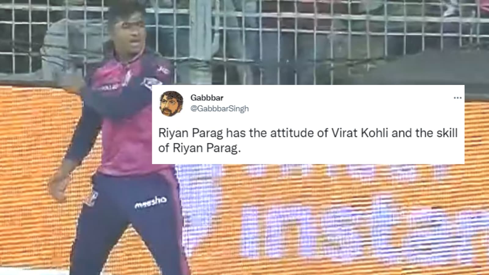 IPL Fans Remind Riyan Parag He is No Virat Kohli, Ask Him to Keep His ...