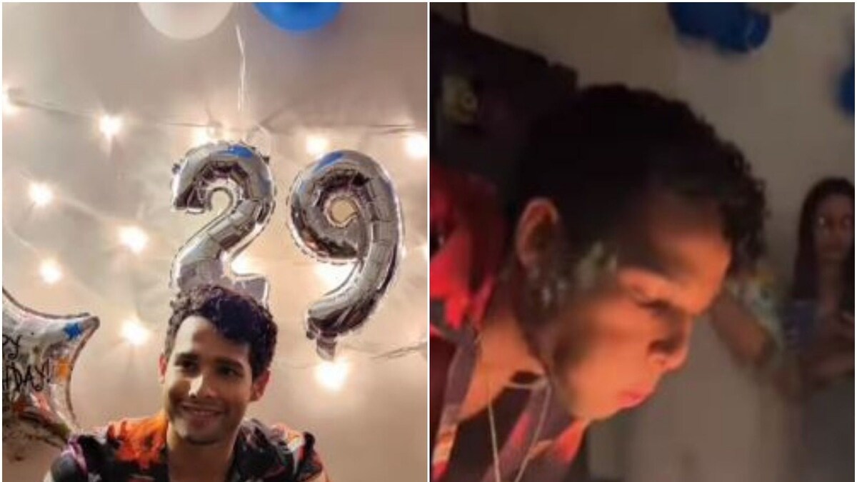 Siddhant Chaturvedi Blows His Birthday Cake Candles With a Chewing Gum ...