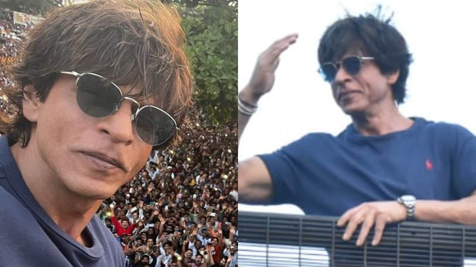 Shah Rukh Khan Greets Fans On Eid Outside Mannat After Two Years, Says ...