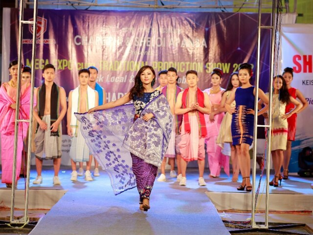 Manipur: Models Showcase Traditional Costumes Woven by the Differently ...