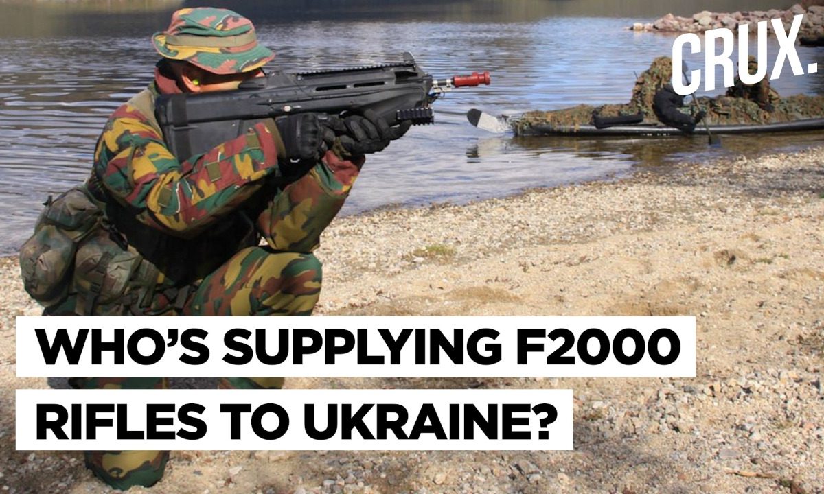 Ukraine Forces Use F2000 Rifles Against Putin’s Army l Belgium Secretly ...