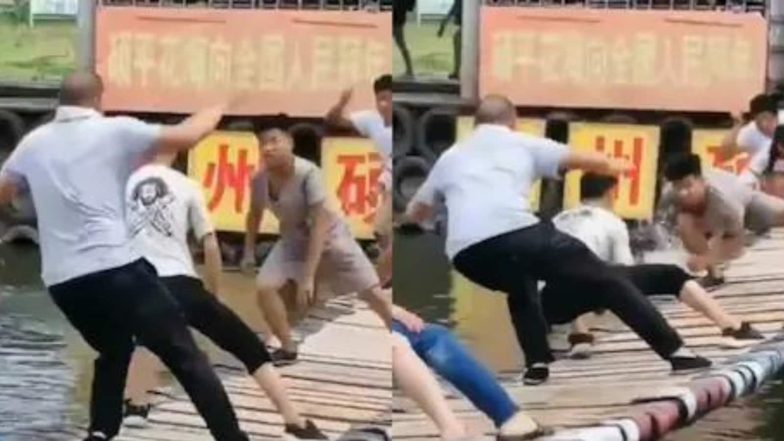 Viral Game: Tourists Flock To Shake Each Other Off A Wobbly Bridge In ...